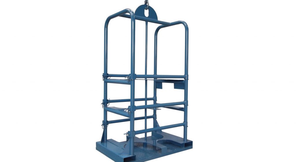 Crane Gas Bottle Cage - 4 Bottle Mixed